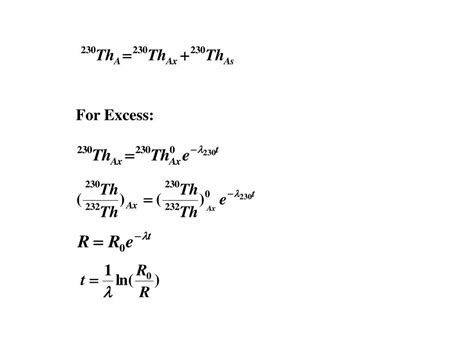 Ppt The U Series Disequilibrium Method Of Dating Powerpoint Presentation Id3221512