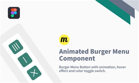 Animated Burger Menu Figma