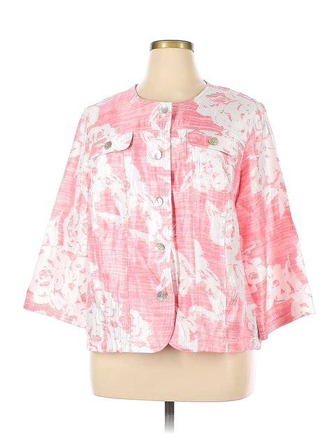 Ruby Rd Pink Jacket Size 16 69 Off Thredup