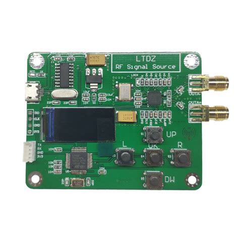 MAX MHz RF Signal Source Signal Generator Module Inch OLED Serial Port Control
