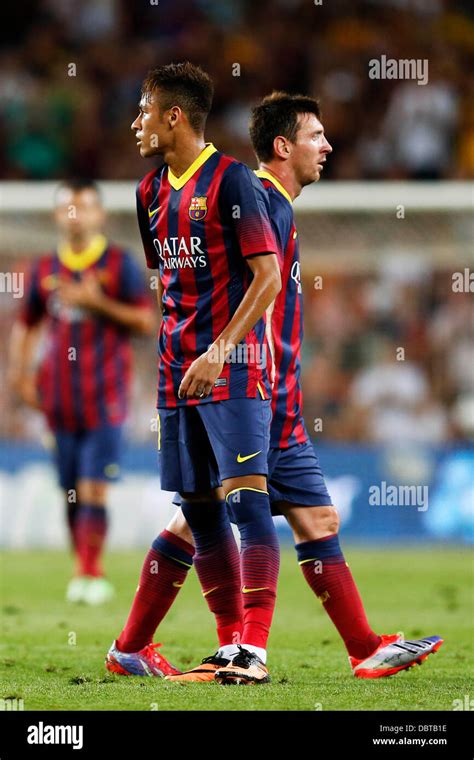 Neymar And Messi 2013 Atletico Madrid 1 Barcelona 1 Neymar Scores