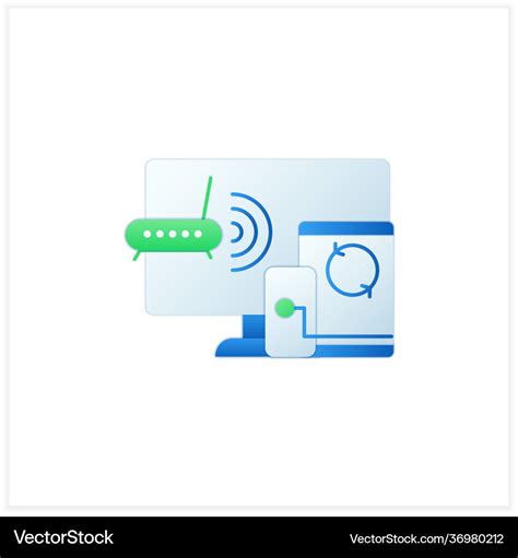 Multiplayer Flat Icon Royalty Free Vector Image