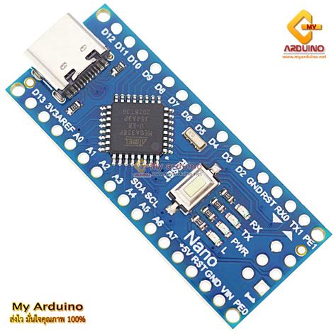 Arduino Nano 3 0 Usb Type C รุ่นใหม่ชิฟ Ch340g แบบไม่บัดกรีขา ขาย