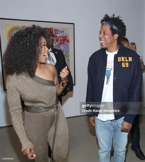 Angela Bassett And Jay Z Attend The Broad Museum Celebration For The