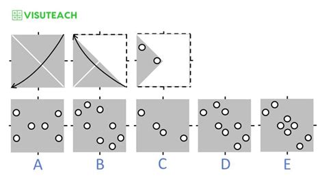 Spatial Reasoning 11 Plus Online Tests Cat4 Hidden Shape Paper Folding