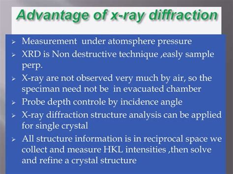 Difference B W Electron Neutron And X Ray Diffraction And Advantages PPTX Chemistry Science