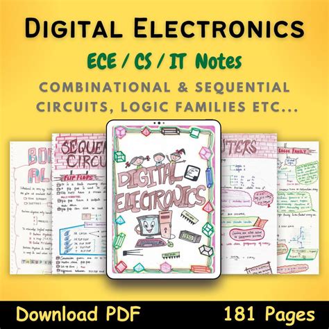 Digital Electronics Notes Color Handwritten Electronic Notes Pdf