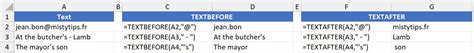 Excel Textbefore Textafter Mistytips