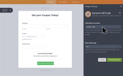 Dynamic QR Code Form Widgets Jotform