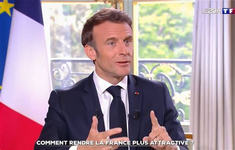 埃马纽埃尔·马克龙周日接受 Tf1 和 France 2 采访 Mandarinian