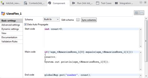 configuring the components talend components for jobs help