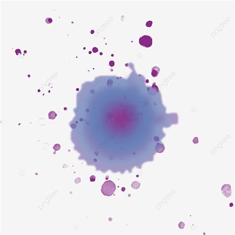 아름다운 꽃들 스플래쉬 잉크 잉크 마크 보라 Png 일러스트 및 Psd 이미지 무료 다운로드 Pngtree