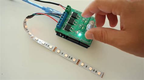 Arduino Rgb Led Controller Shield Solo Youtube