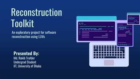 Software System Reconstruction Using Large Language Model Pptx Web