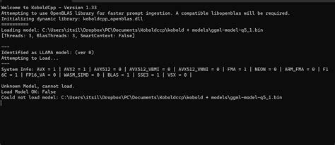 New To Koboldcpp Models Wont Load Please Help · Issue 297