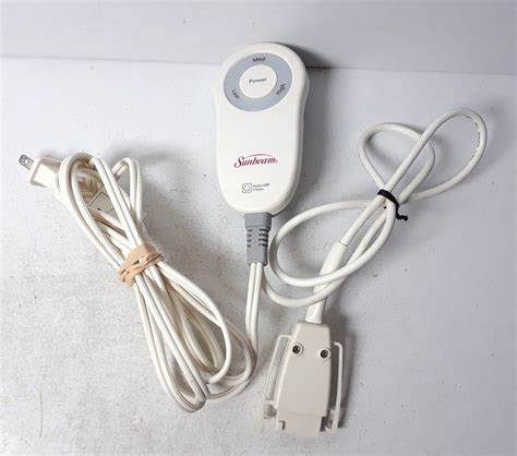 Sunbeam Style M85ap E23623f Electric Blanket Heating Controller Power