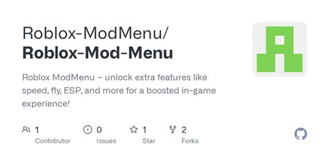 Github Roblox Modmenuroblox Mod Menu Roblox Modmenu Unlock Extra Features Like Speed Fly