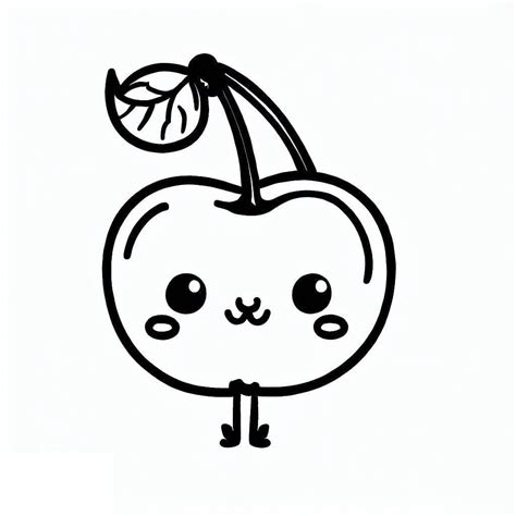 체리 색칠 공부 Kr에서 무료 색칠 공부