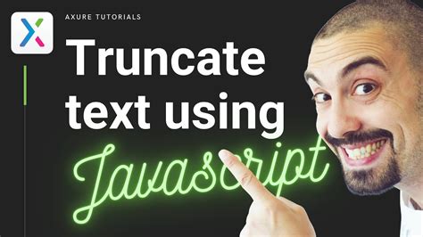 Truncate Text In Axure Rp Using Javascript Functions Youtube