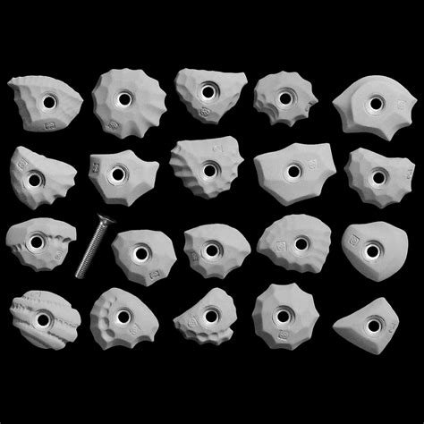 Chwyty Wspinaczkowe Core Model Limestone Mini Bolt Ons 20 Szt