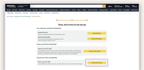 Amazon How To Cancel Amazon Prime Subscription