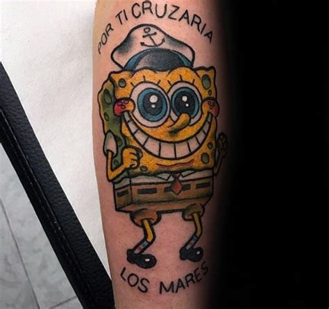 Gangster Spongebob Tattoos