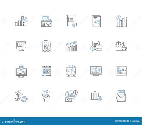 Interpretation Line Icons Collection Translation Understanding Decoding Comprehension