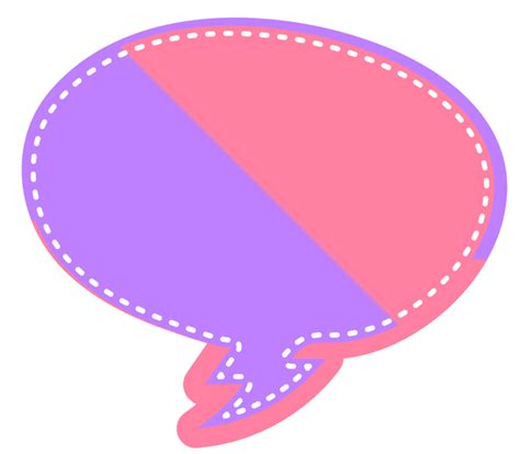 Cute Text Bubble Pngs For Free Download