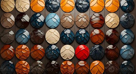 Ai Generated View Of Beautiful Different Pattern Tile Backsplash For