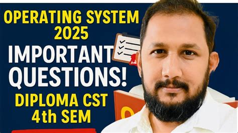 Important Questions In Operating System For Diploma Cst 4th Semester