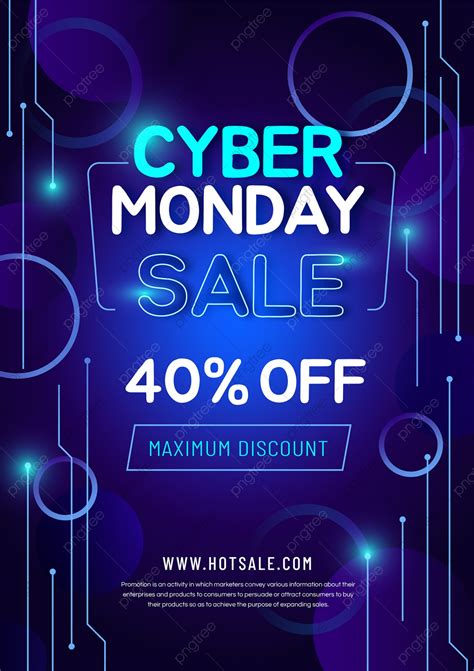 사이버 먼데이 온라인 쇼핑 포스터 템플릿 Psd 다운로드 디자인 자료 다운로드