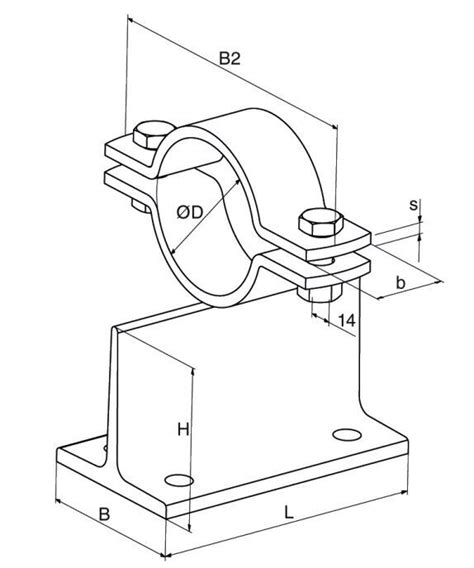 Опора неподвижная хомутовая для труб fischer FMPS 25 1/1-80 | Fischer ...