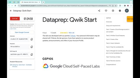 Dataprep Qwik Start Qwiklabs Gsp105 With Explanation🗣️ Youtube