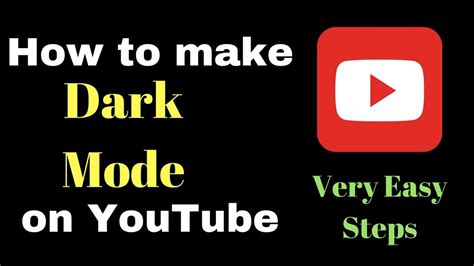 How To Watch YouTube Videos In Dark Mode Night Mode YouTube