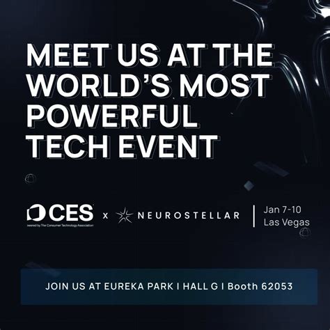 vignesh ramesh on linkedin ces2025 ces2025 neurostellar innovation techforgood