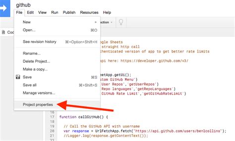 Show Data From GitHub S API In Google Sheets With Apps Script Oauth