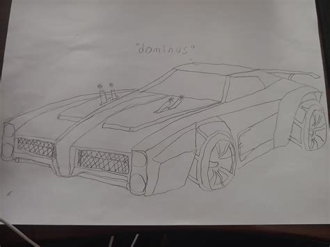 Sketch Of My Favorite Car Dominus R RocketLeague