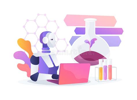 Ai Streamlined Lab Processes Abstract Concept Vector Illustration Stock Vector Illustration