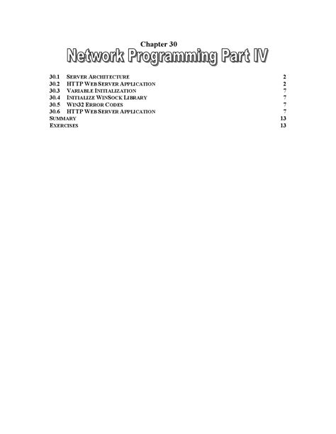 Network Programming Computer Programming Lecture Notes Docsity