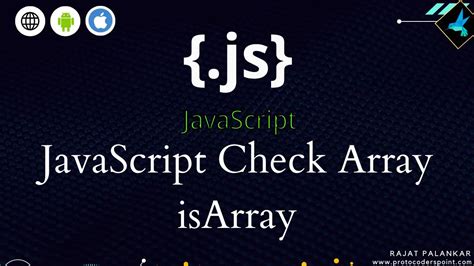Javascript Check Whether A Variable Type Is An Array Or Not