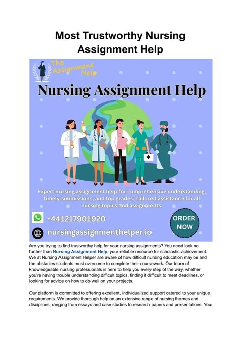 Ppt Most Trustworthy Nursing Assignment Help Powerpoint Presentation