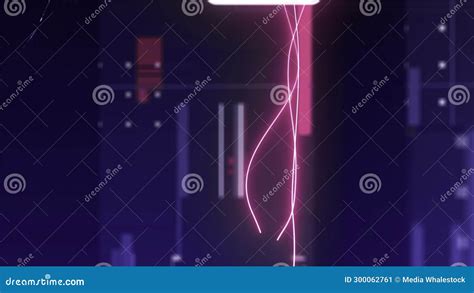 Abstract Animation Of The Computers Hacking Process Internet And Data