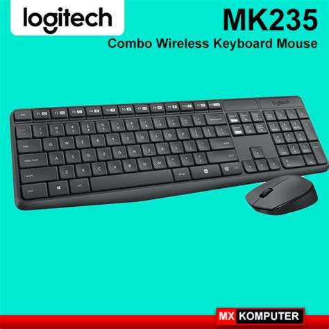 Logitech Mk235 Combo Wireless Keyboard Dan Mouse Mx Komputer Jogja