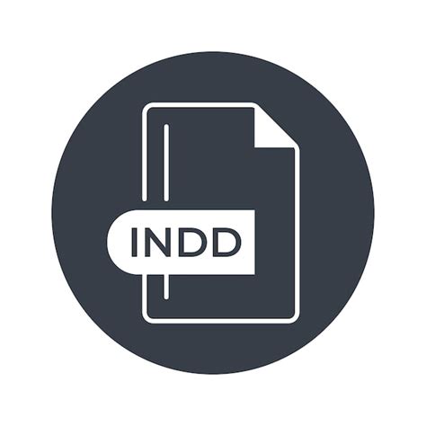 Premium Vector Indd Icon Indd File Format Extension Filled Icon