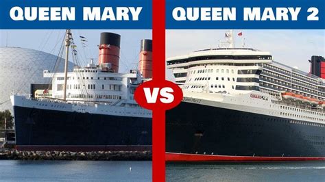 Comparacao Do Titanico Queen Mary 2 Comparison Of Rms Queen Mary And