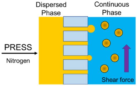 Schematic Illustration For Membrane Emulsification Process Download Scientific Diagram