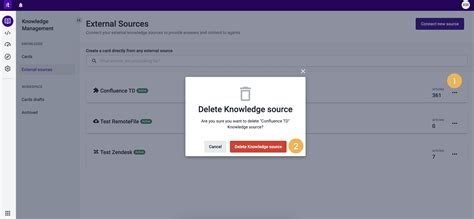 Knowledge Management Connecting To An External Knowledge Source
