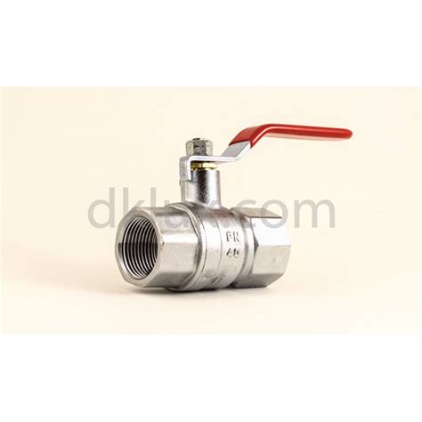 Усилен сферичен кран с удължена резба Пълен отвор