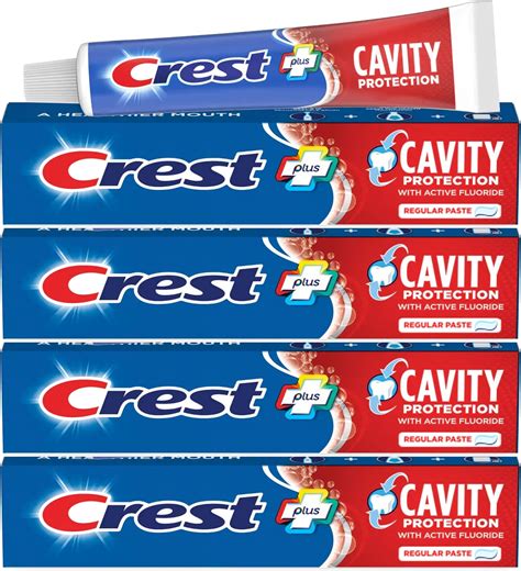 Crest Cavity Protection Toothpaste Regular 82 Oz Pack