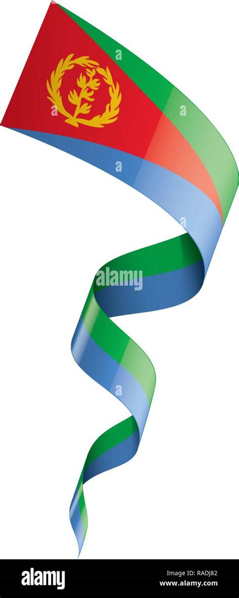 Eritrea Flag Vector Illustration On A White Background Stock Vector Image Art Alamy